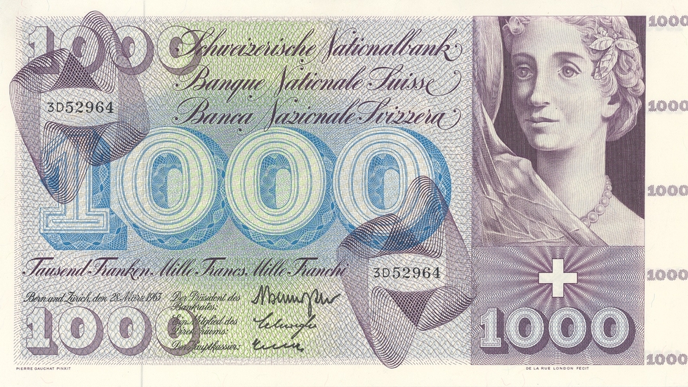 Die Evolution der 1000er-Note