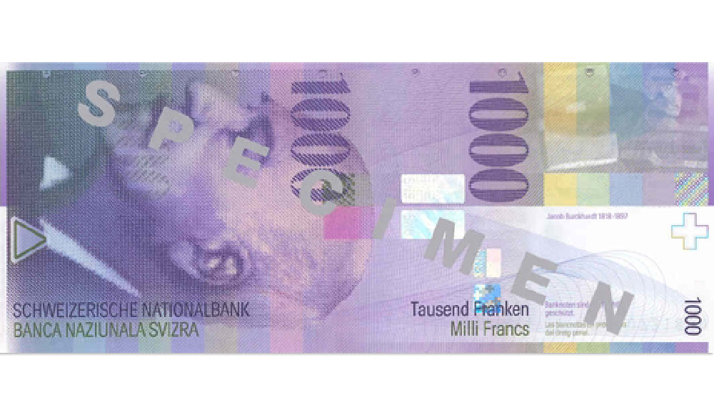 Die Evolution der 1000er-Note